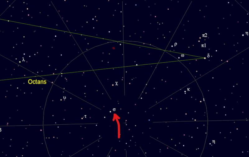which one is the tru southern celestial pole star? - Beginning Deep Sky ...