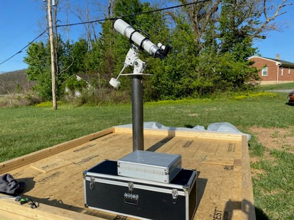 The "Astro Shed" pier and scope installation - Observatories - Cloudy ...