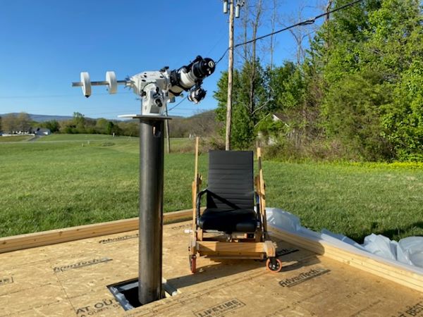 The "Astro Shed" pier and scope installation - Observatories - Cloudy ...