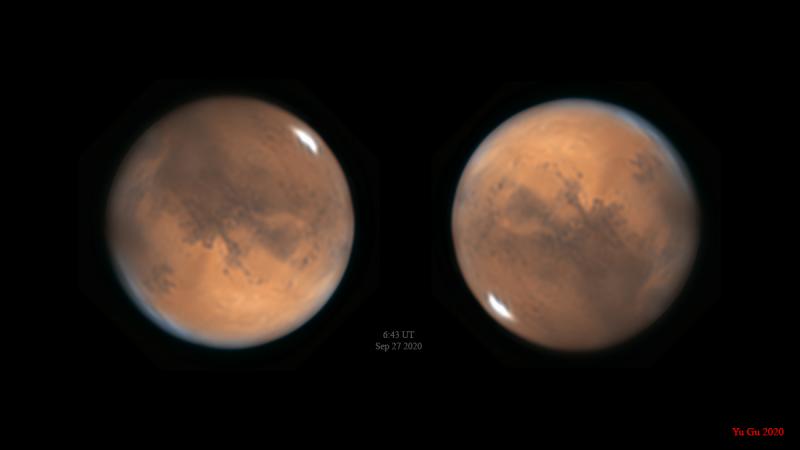 The "eye of Mars" from Sep 27, 2020 - Major & Minor Planetary Imaging ...