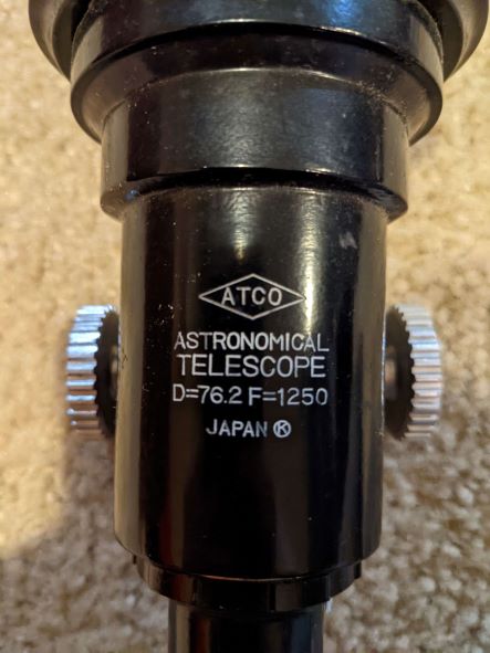 Vintage Tasco Telescope - Classic Telescopes - Cloudy Nights
