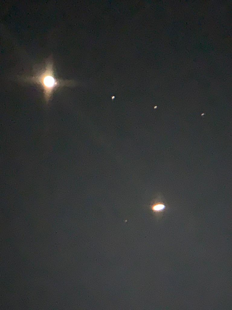 Planets Through Iphone Camera