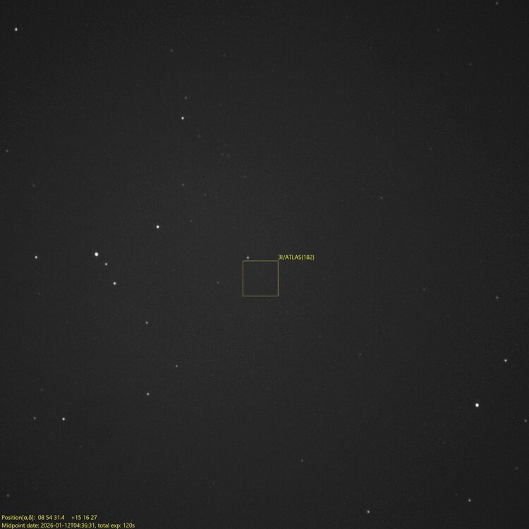 3I/Atlas - interstellar comet number 2! - Comet Observing and Imaging ...