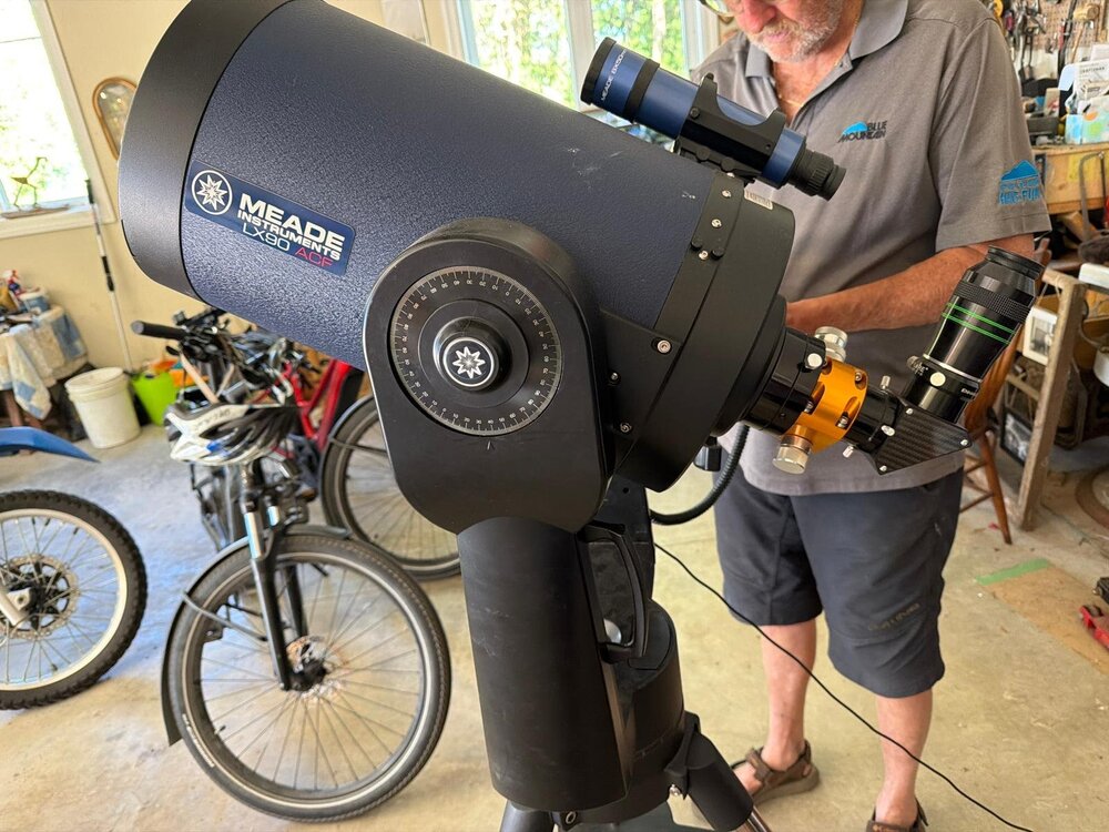 Meade LX90 ACF 12" - But missing the Right Ascension (R.A.) lock bolt ...